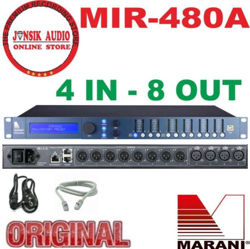 Jual Dlms Marani Mir480a 4 In 8 Out Professional Audio Speaker ...