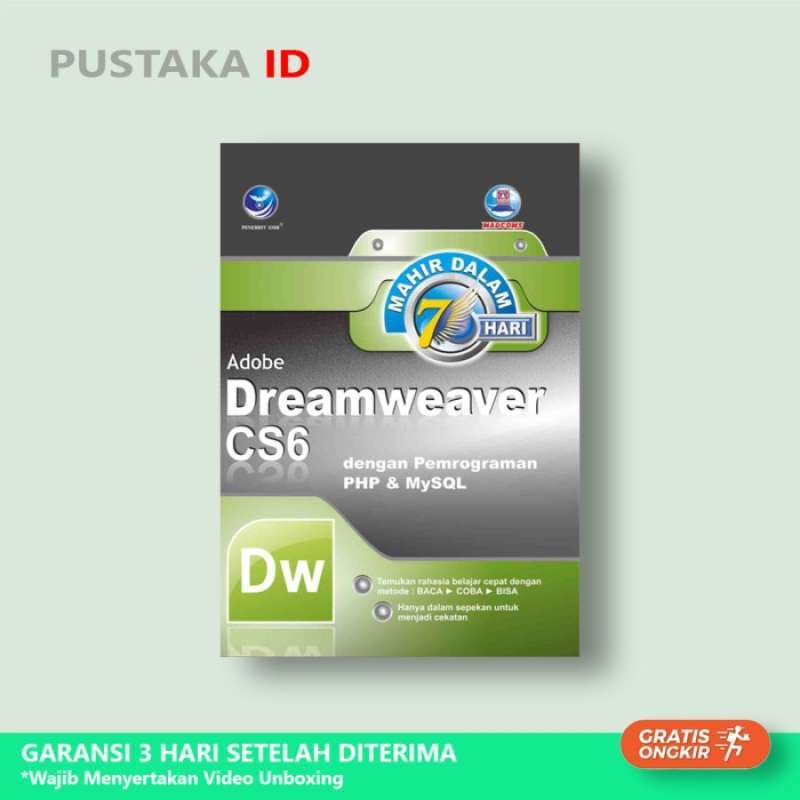 Promo Mahir Dalam 7 Hari: Adobe Dreamweaver Cs6 Dengan Menggunakan Php ...