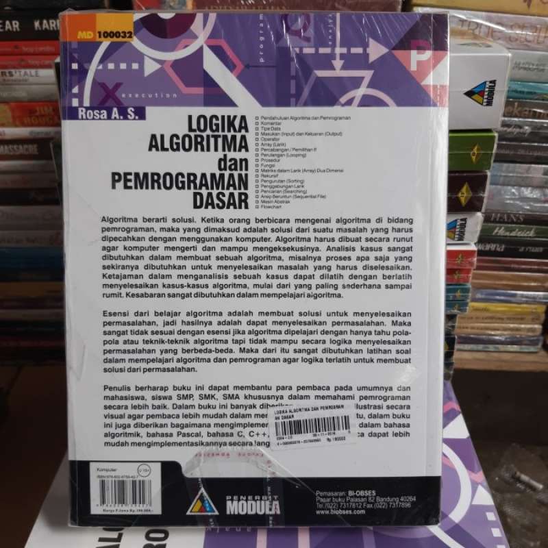 Promo Buku Logika Algoritma Dan Pemrograman Dasar - Rosa A. S. Diskon ...
