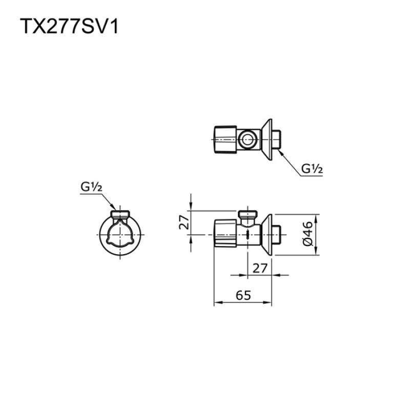 Promo Toto Stop Kran - Valve - Kran Shower Closet Tx277sv1 Diskon 23% ...