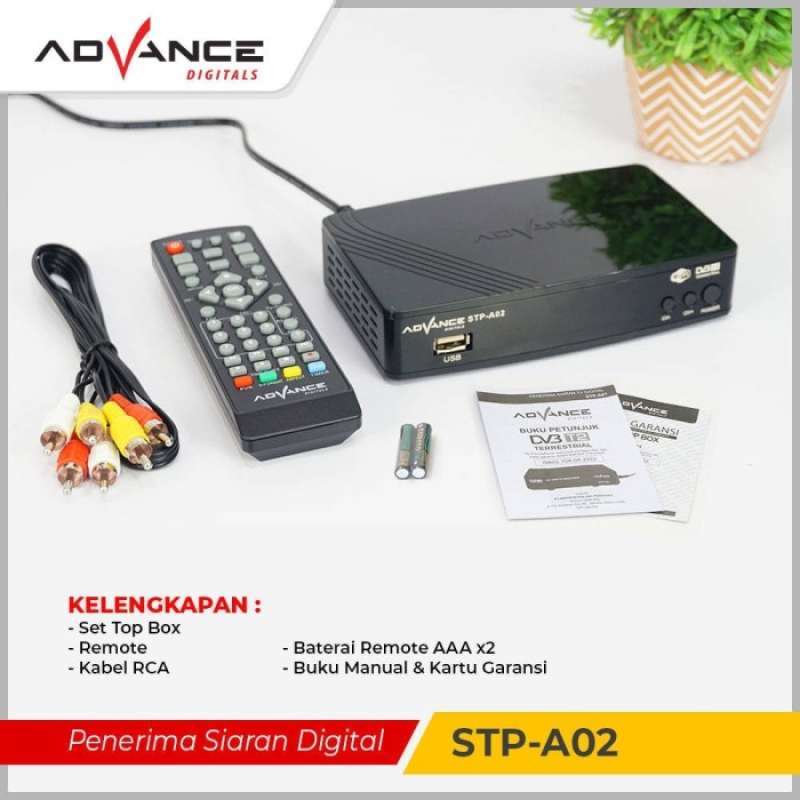 Promo Stb Advance Stp-01a Set Top Box Full Hd Tv Digital Stb Dvb T2 ...