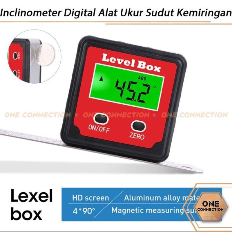 Promo Inclinometer Digital Alat Ukur Sudut Kemiringan Slope Level Box ...