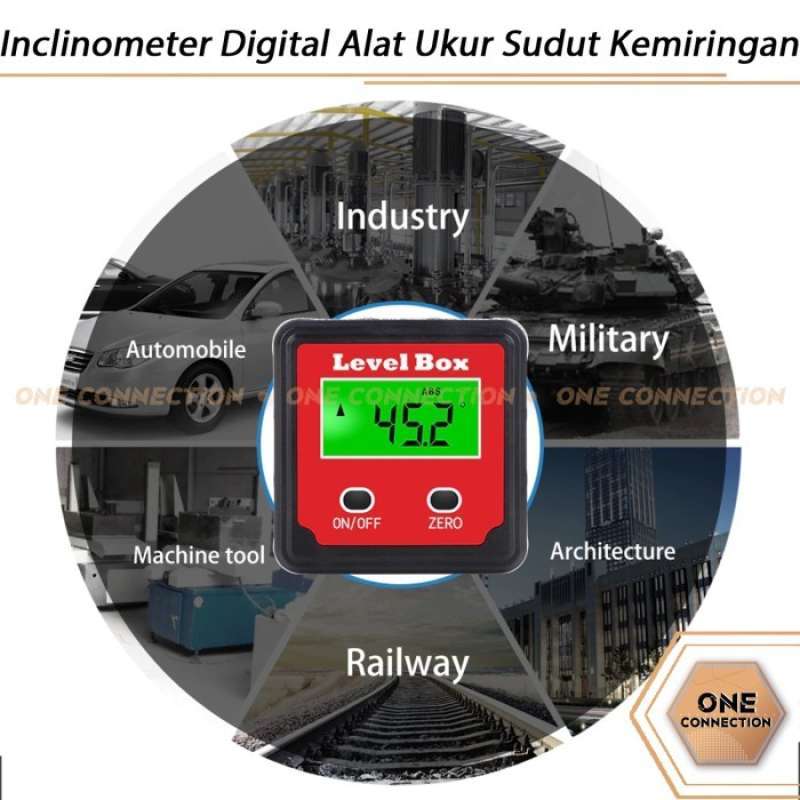 Promo Inclinometer Digital Alat Ukur Sudut Kemiringan Slope Level Box ...