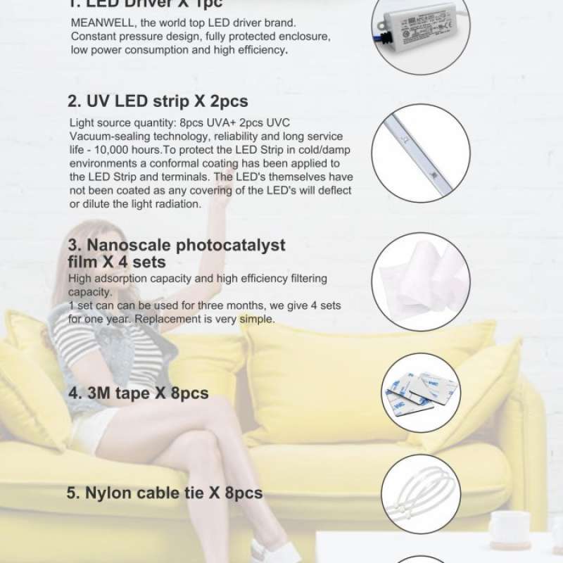 Promo Uv Ac Split Universal Uva Uvc Fotokatalis Sharp Daikin New Diskon 29% Di Seller Haveart ...