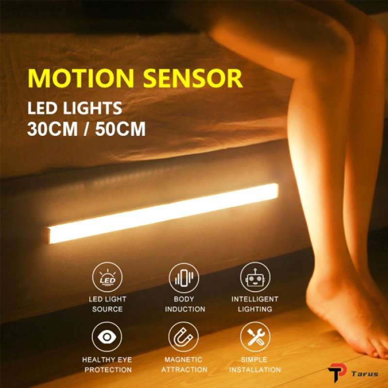 Promo Lampu Led Sensor Gerak Tempel Dinding Lemari Cabinet Lamp Motion ...