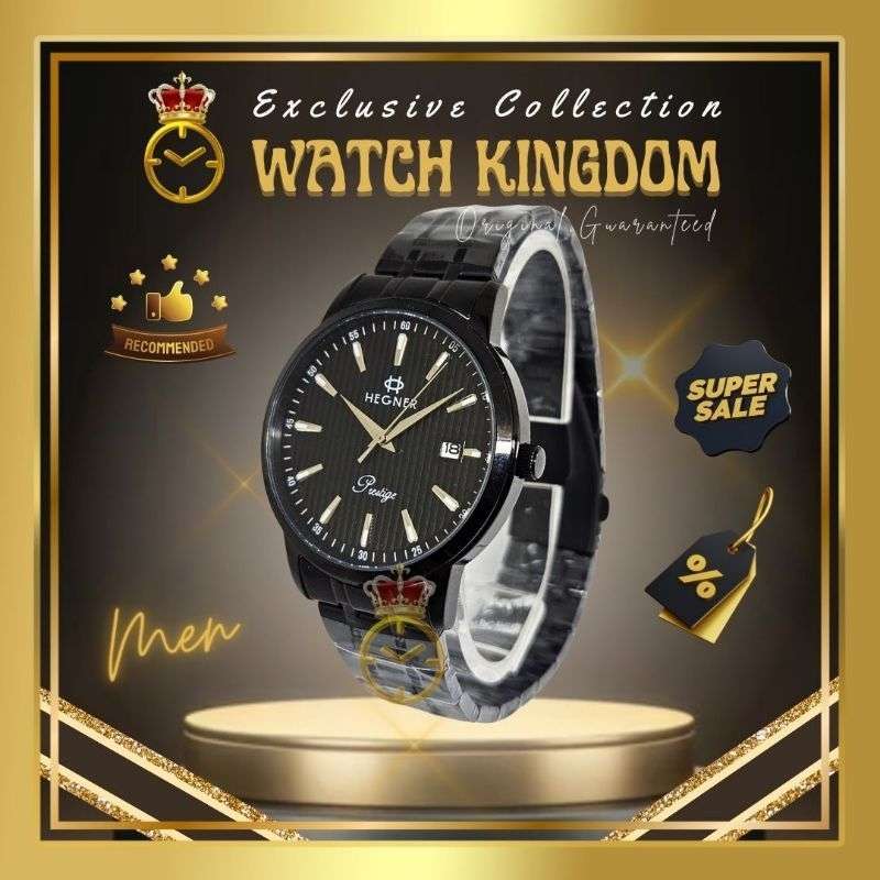 Promo Jam Tangan Pria Hegner Original Water Resistant Kalender Date ...