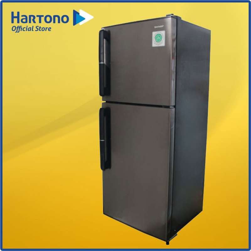 Promo Sharp Kulkas Kecil 2 Pintu Small 2 Door Refrigerator Sj326gcsd ...