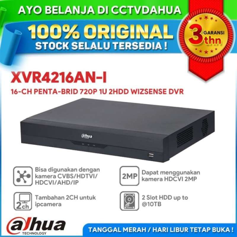 Promo Xvr 16 1080p Xvr4216an-x Up To 10tb Diskon 23% Di Seller Tuplens ...