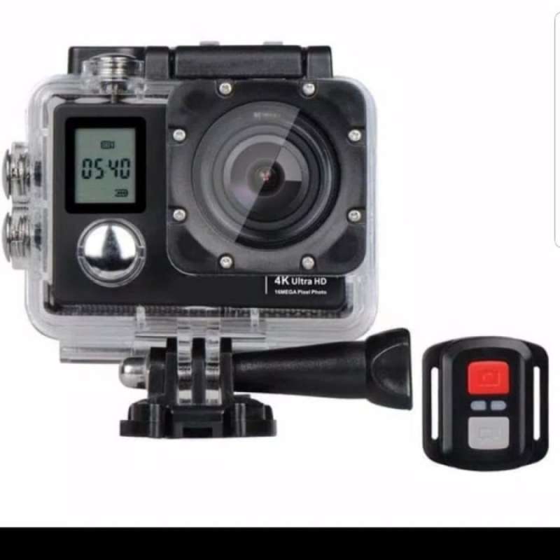 Jual Action Camera Sportcam 4k 2 Lcd Kamera Sport Cam 2 Layar +remote ...