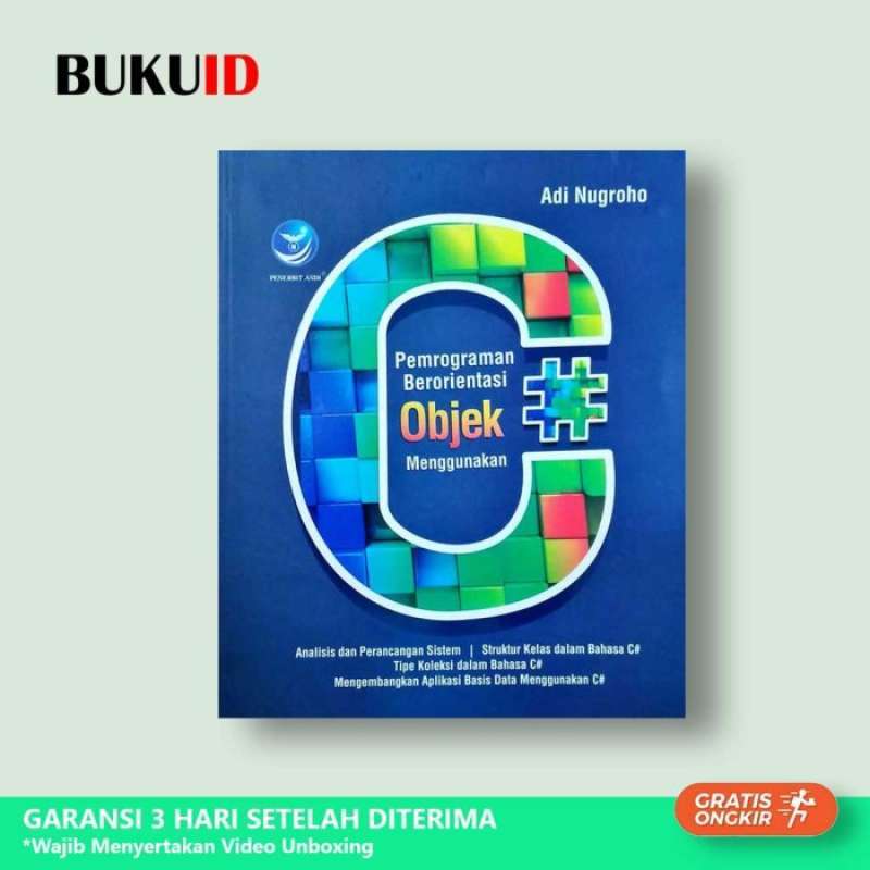 Jual Buku Pemrograman Berorientasi Objek Menggunakan C# Di Seller ... Jual Buku Pemrograman Berorientasi Objek Menggunakan C# Di Seller ...