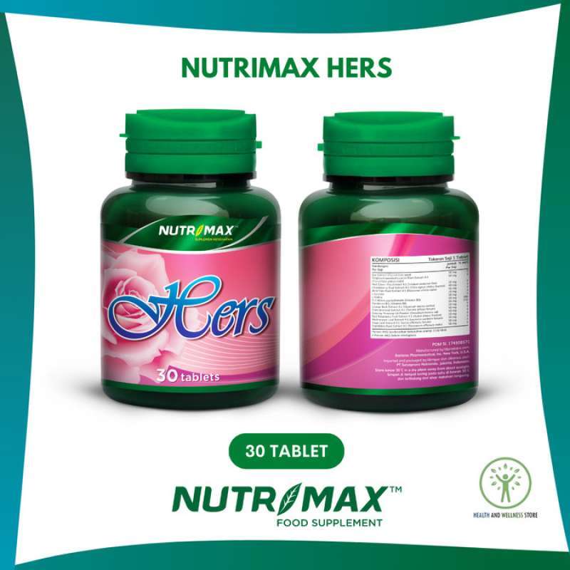 Promo Nutrimax Hers 30 Tablet Vitamin Kesehatan Wanita Hormon Diskon 23 ...