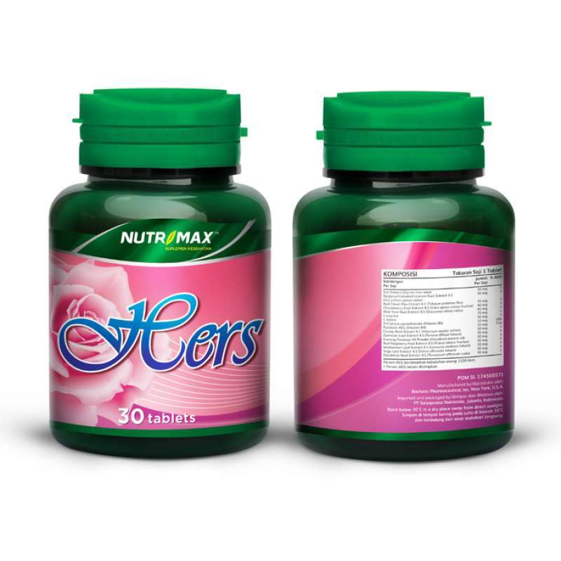 Promo Nutrimax Hers 30 Tablet Vitamin Kesehatan Wanita Hormon Diskon 23 ...