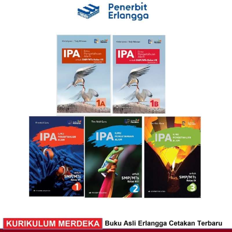 Jual Erlangga Buku Ipa Smp Mts Kelas 1a 1b 7 8 9 Khristiyono Tim Abdi ...