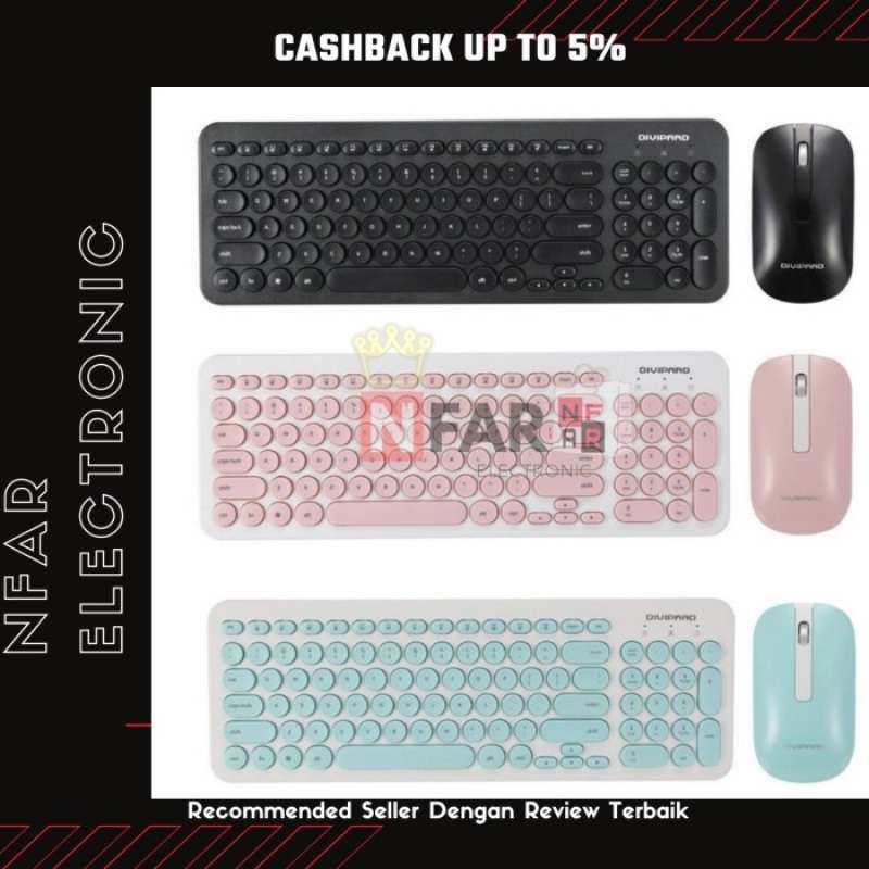 Promo Paket Keyboard Dan Mouse Wireless Keyboard Mouse Gaming Combo ...