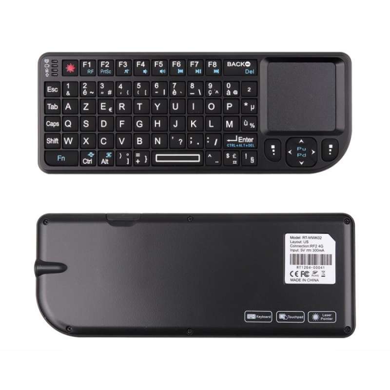 Promo Keyboard Smart Tv Wireless Mini Multifungsi Touch Pad Pointer 2 ...