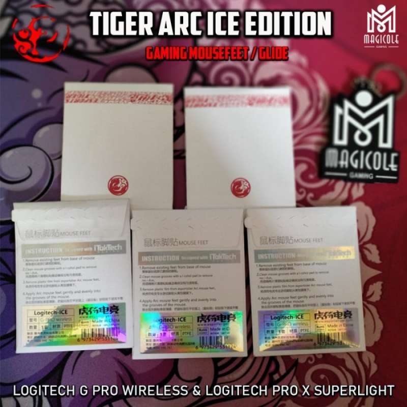 Promo Tiger Arc Ice Edition Mousefeet / Glide Gaming Mouse Diskon 23% ...