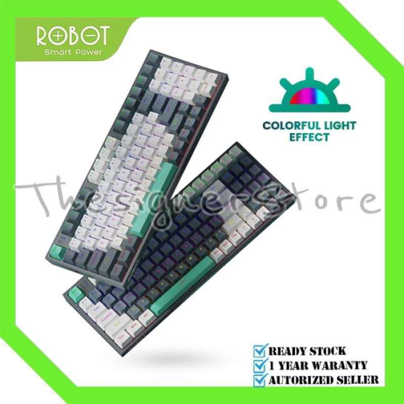 Promo Robot Workmate Ii Gaming Mechanical Keyboard Backlit Wired Pbt ...