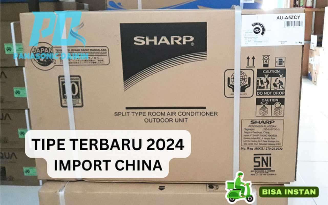 Promo Outdoor Ac Sharp 1/2 Pk Ah 5zcy Kurir Instan Freon R32 350watt ...