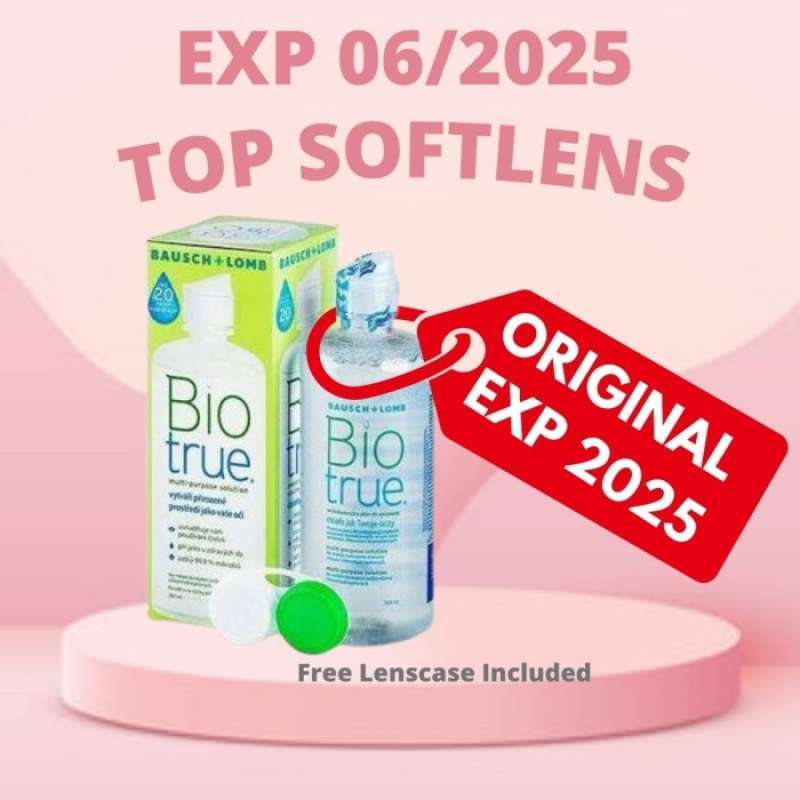 Promo Cairan Softlens Bio True Solution 300ml O.r.ig.in.al - Bubble ...