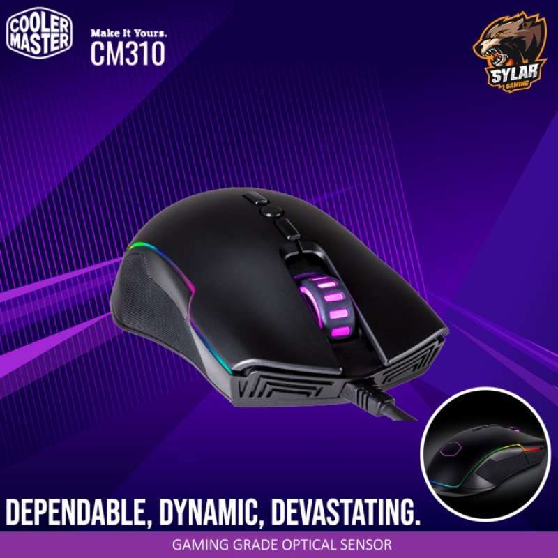 Promo Master Cm310 Rgb Gaming Mouse Diskon 23% Di Seller Lepimu Store ...