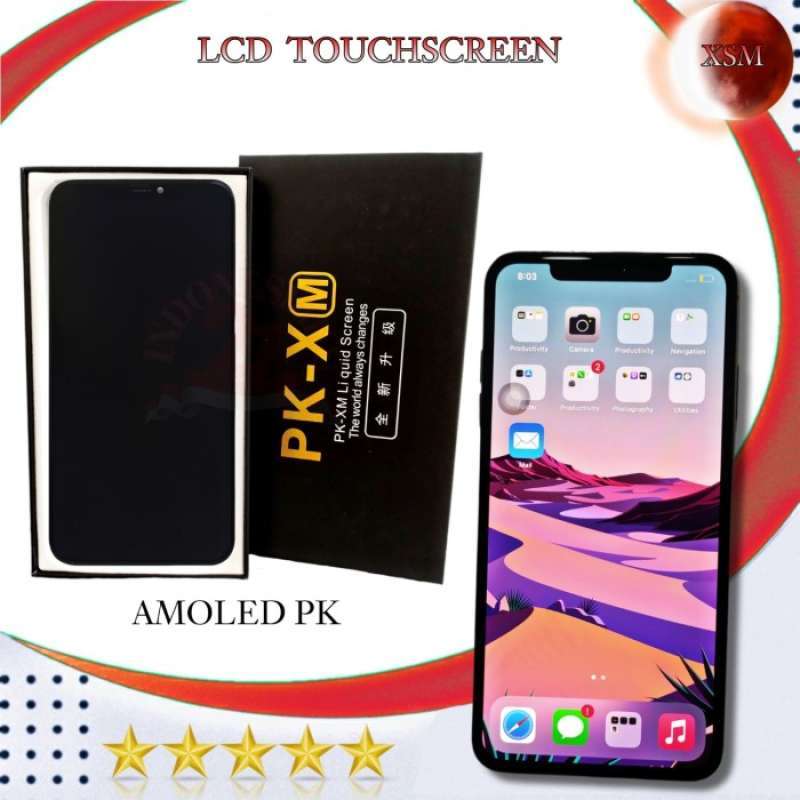 Promo Lcd Fullset Touchscreen Xs Max Amoled Pk Black New Garansi Diskon ...