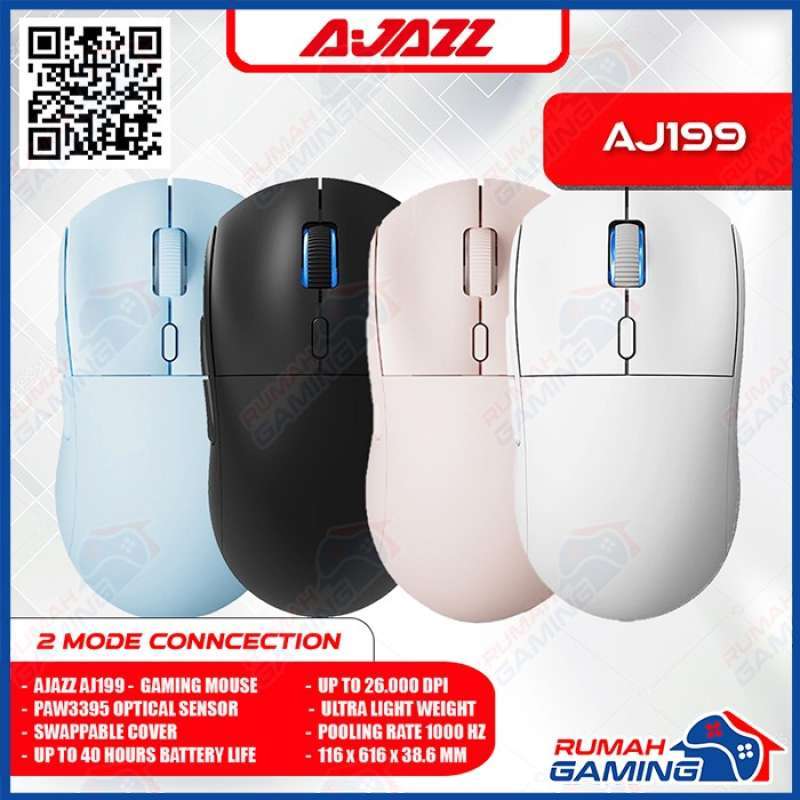 Promo Ajazz - Aj199 - Gaming Mouse - Dual Mode - Wireless - Light ...