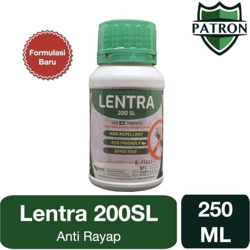 Promo Lentra 200sl - Anti Rayap Rumah & Bangunan - Pengawet Kayu - 250 ...
