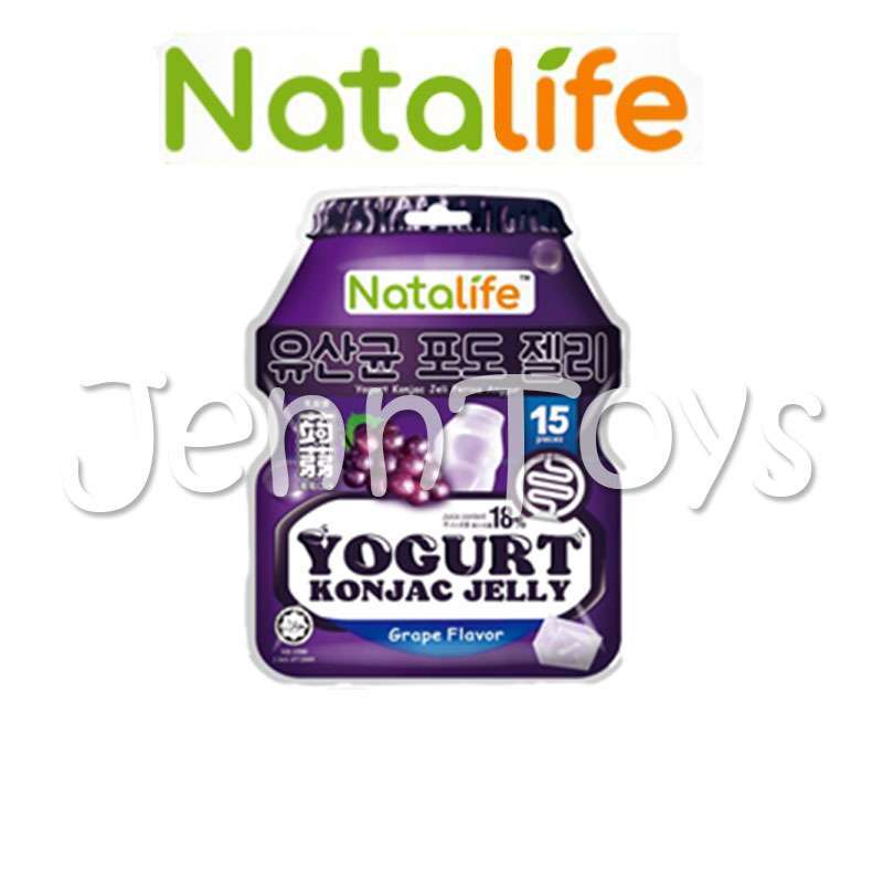 Promo Natalife Yogurt Konjac Jelly Yogurt Konjac Jeli Perisa Rasa Buah Anggur Apel Mangga ...