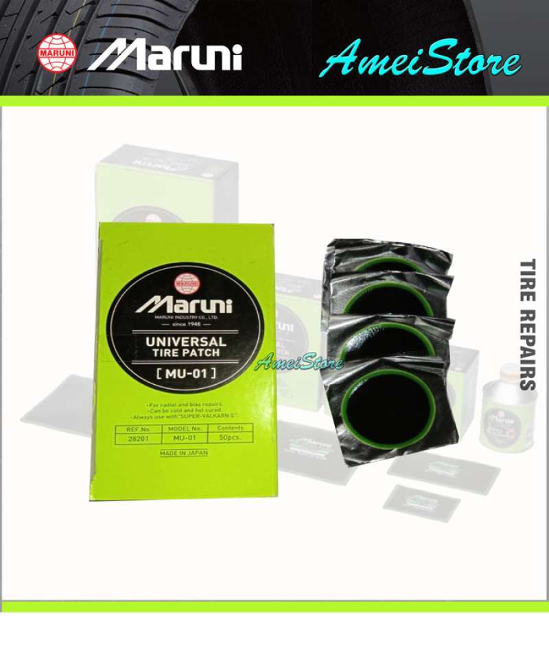 Promo Maruni Tire Patch Mu 01 Box (isi 50 Pcs) - Karet Tambal Ban ...
