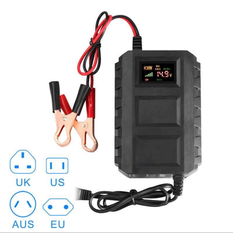Promo Charger Cas Aki Accu Mobil Motor Lead Acid Smart Charger 12v 6a ...