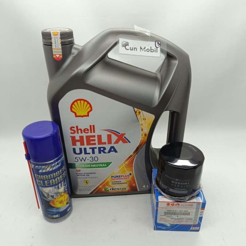 Promo Paket Oli Mesin Shell Hx8 5w-30 Karimun Lama,wagon R, Estiloo ...