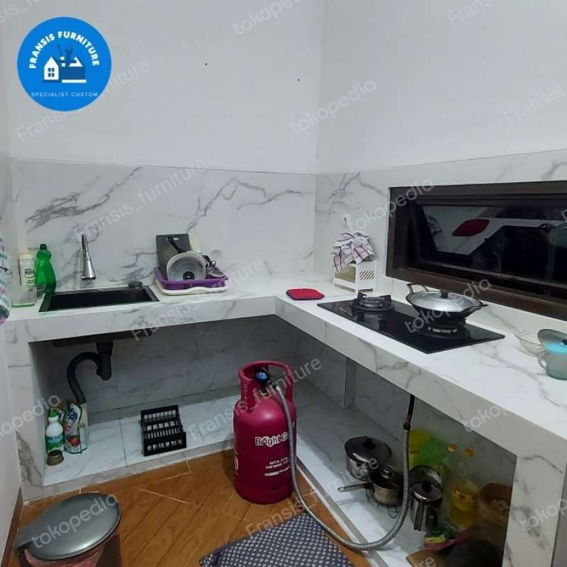Jual Renovasi Dapur Kitchen Meja Beton Rumah Tukang Borongan Dan Bahan ...