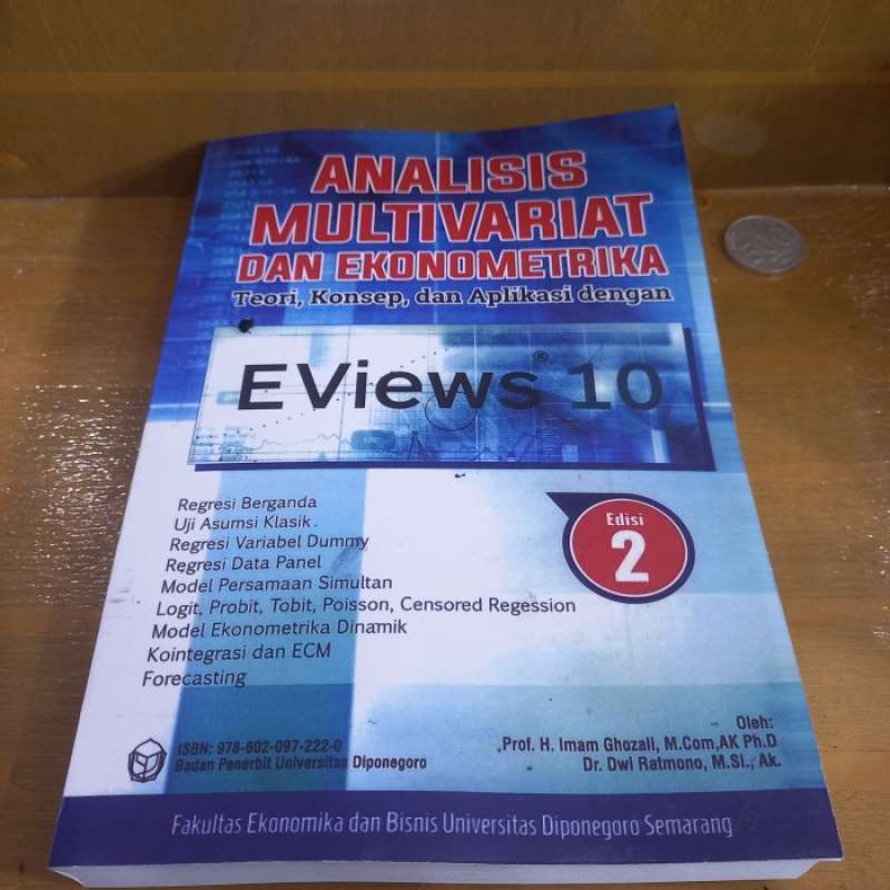 Jual Buku Analisis Multivariat Dan Ekonometrika Teori Aplikasi Eviews 10 Im Di Seller Regstore ...