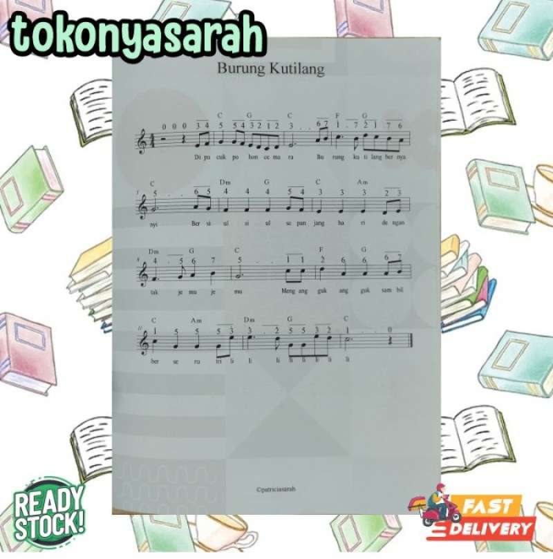 Jual Buku Kumpulan Lagu Anak Indonesia Disertai Not Angka Di Seller ...