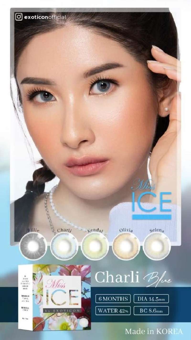 Jual Softlens X2 Miss Ice 14,5 Mm Normal By X2 Exoticon / Soflen Miss ...