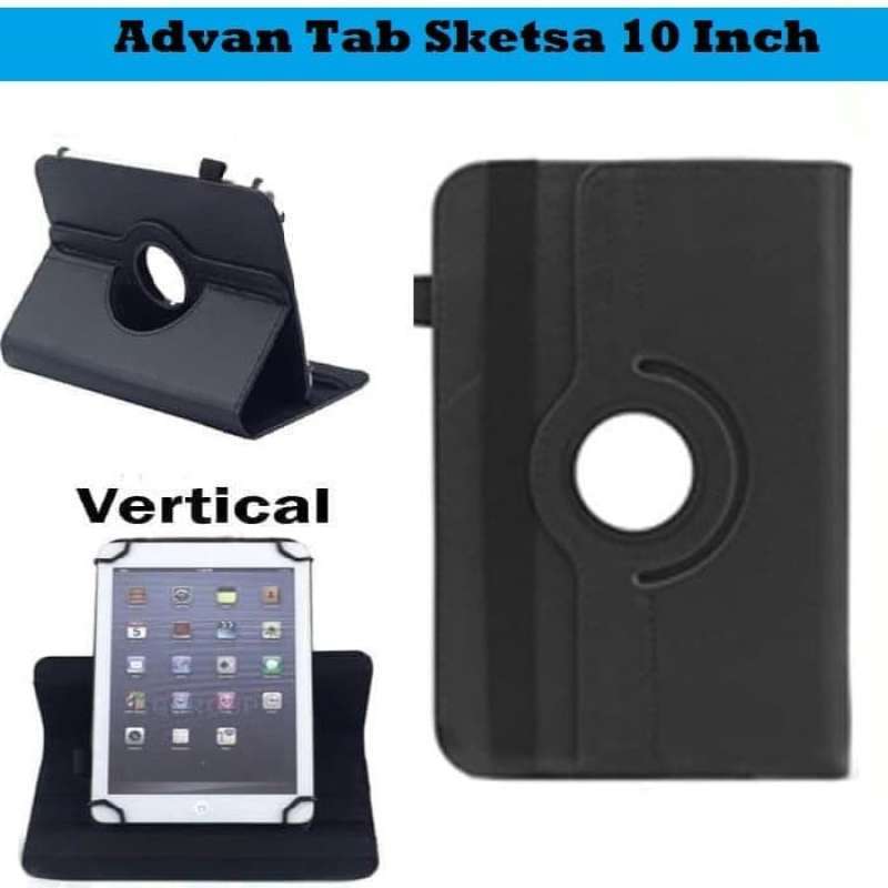 Promo Advan Tab Sketsa 10 Inch Rotate Flipcover Flip Book Cover Case ...