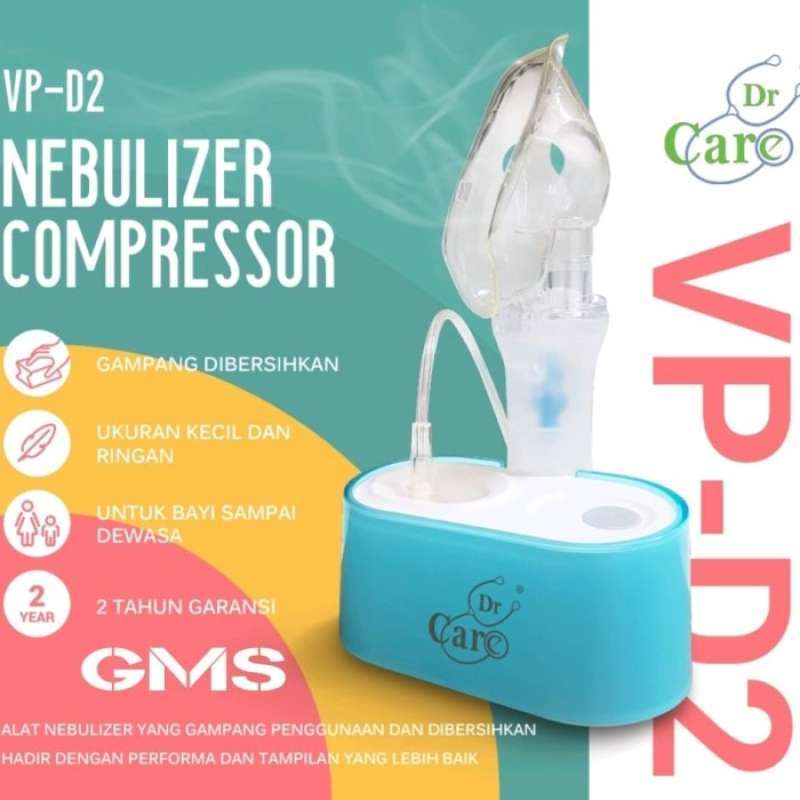 Promo Nebulizer Compressor Vp - D2 Dr Care Diskon 33% Di Seller Lucky ...