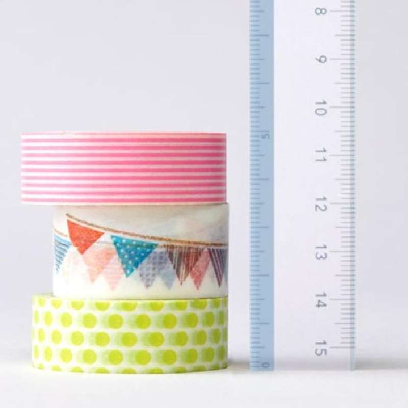Jual Raymay Kept Matte Ruler 15cm Anti Slip Pastel Color Penggaris ...