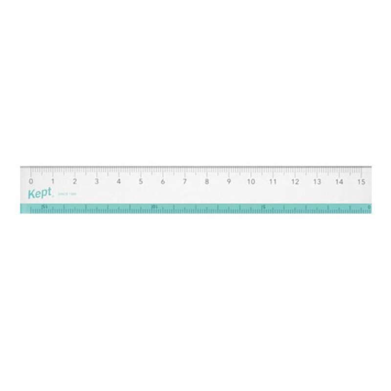 Jual Raymay Kept Matte Ruler 15cm Anti Slip Pastel Color Penggaris Acrylic - Fjord Green Di ...