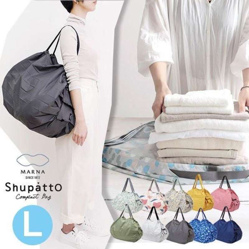 Jual Shupatto Compact Bag Foldable Eco Bag Tas Belanja Lipat Shopping Bag - Large Mori Di Seller ...