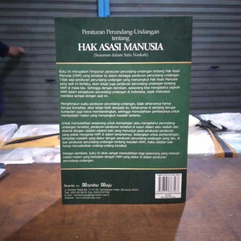 Jual Peraturan Perundang Undangan Tentang Hak Asasi Manusia Hari ...