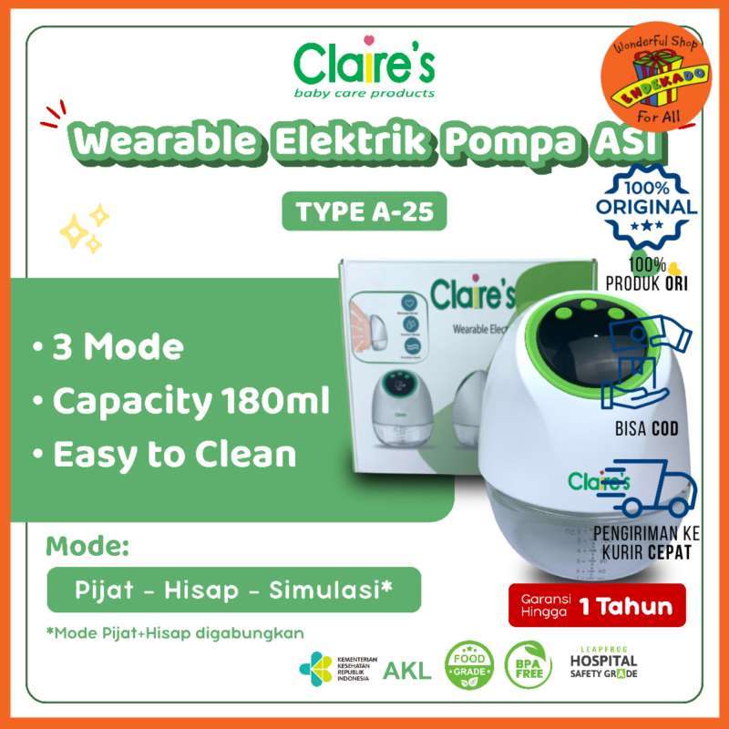 Promo Claire's Pompa Asi Wearable Type A25 Diskon 10% Di Seller Toko Endekado Makassar ...