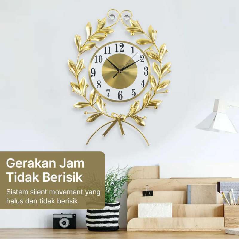 Jual Jam Dinding Quartz Iron Luxury European Style 53.5cm Sf40 Tidur ...