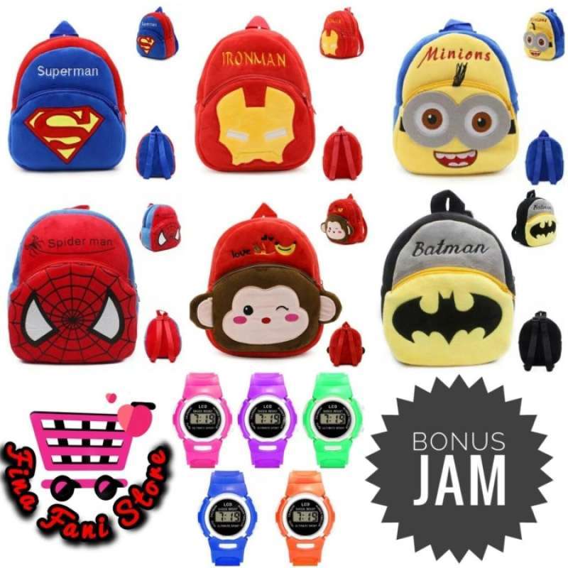 Promo Tas Anak Laki Laki Karakter / Tas Sekolah Anak Paud / Tas ...