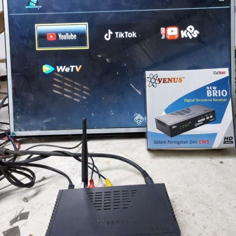 Promo Venus New Set Top Box Tv Digital Dvb T2 Resmi 1 Tahun Terbaik Diskon 33% Di Seller Haveart ...
