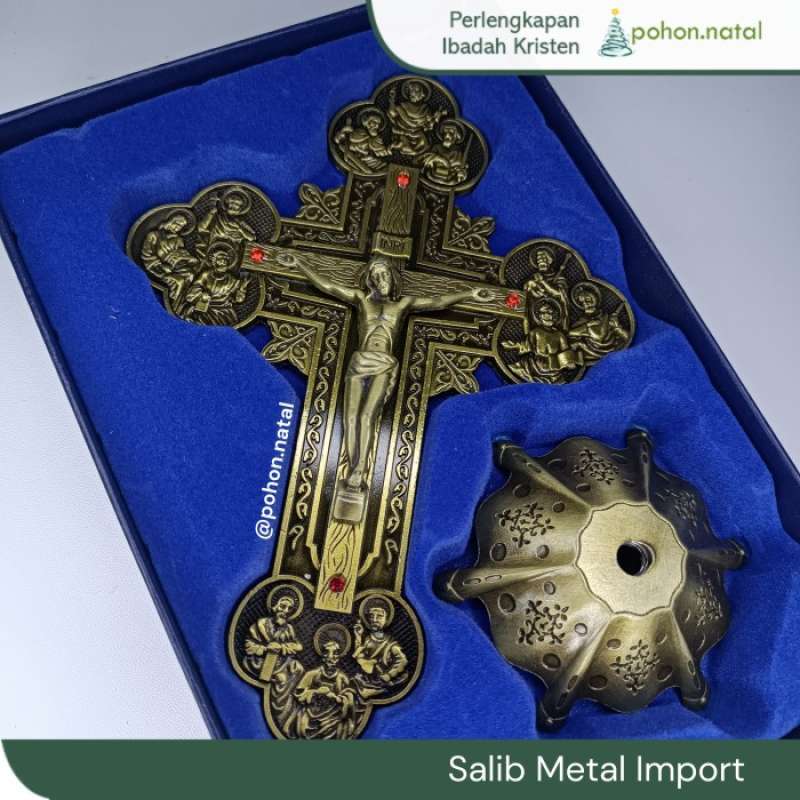 Promo Salib Corpus Duduk Impor Besi Gambar Rasul- Rasul Baru Diskon 24% ...