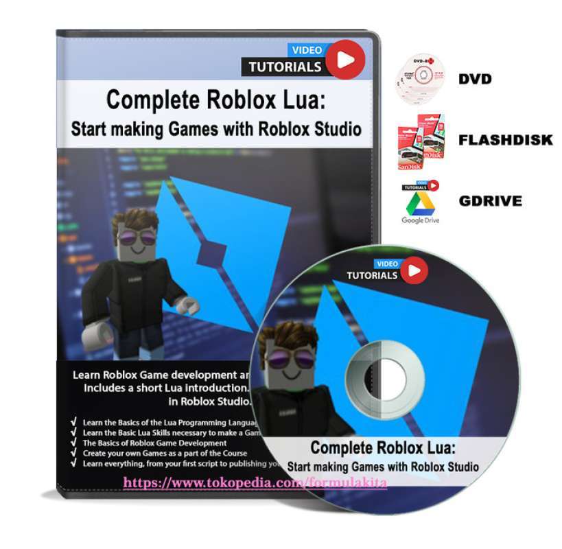 Jual Video Tutorial Complete Roblox Lua: Start Making Games With Roblox ...