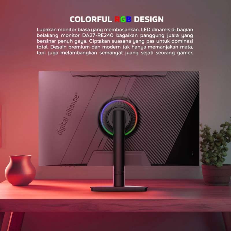 Jual Monitor Digital Alliance Led Da27-re240 27″ 240hz Di Seller ...