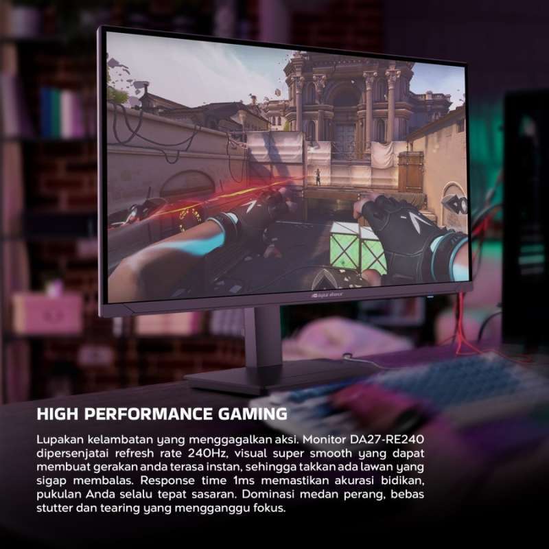 Jual Monitor Digital Alliance Led Da27-re240 27″ 240hz Di Seller ...