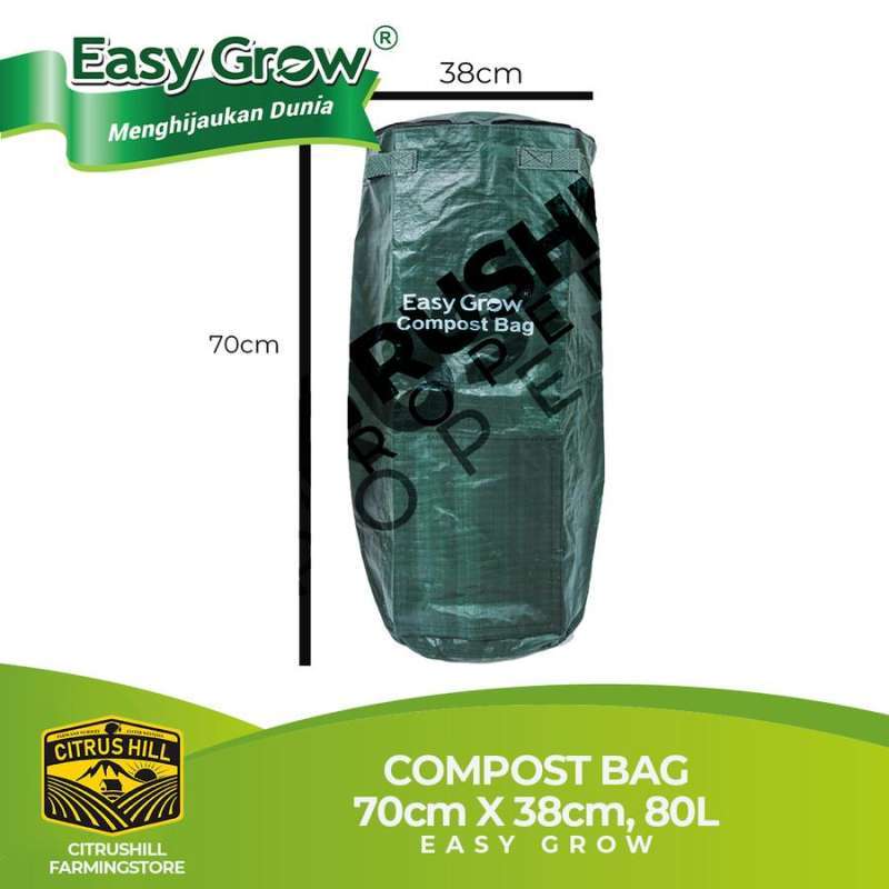 Jual Compost Bag - Kompos Bag - Easy Grow - Pot Pupuk Kompos - 80liter ...